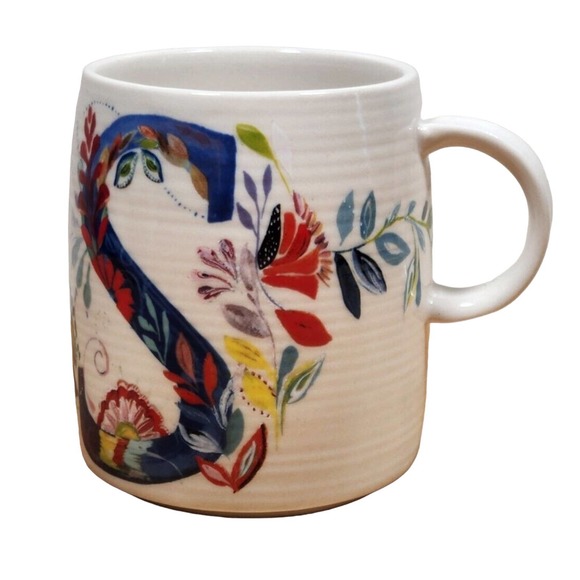 Anthropologie | Dining | Anthropologie Starla E Halfmann Monogram ...